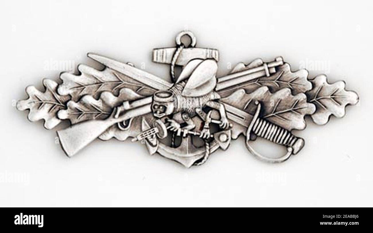 Navy Seabee Combat Warfare Specialist Insignia - Enlisted Stock Photo ...
