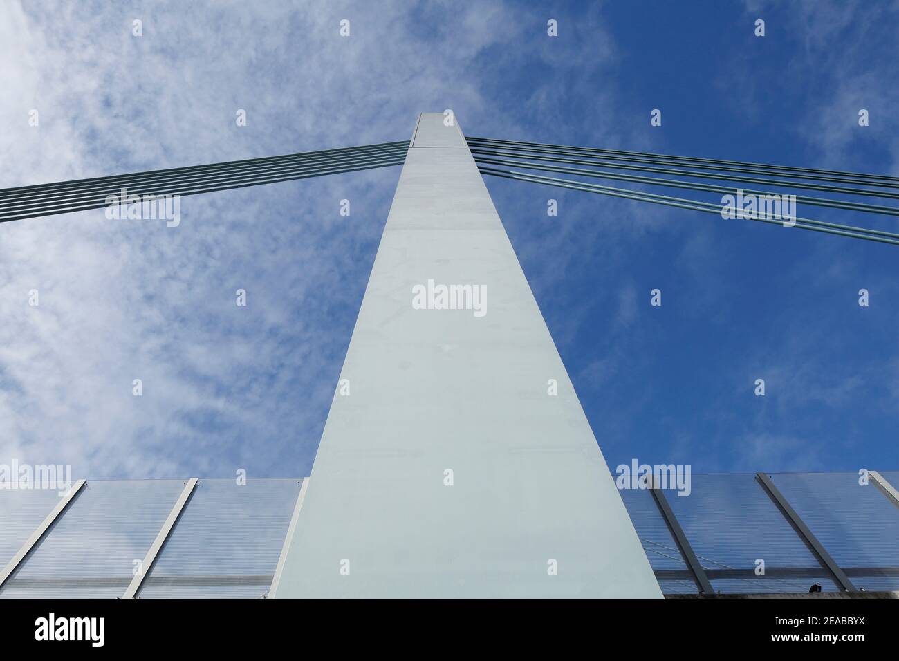 Bridge piers on a pedestrian bridge hi-res stock photography and images ...