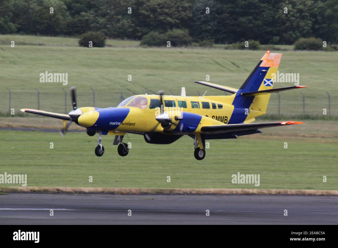 G-SMMB, a Reims-Cessna F406 Caravan II operated by Airtask Group on ...