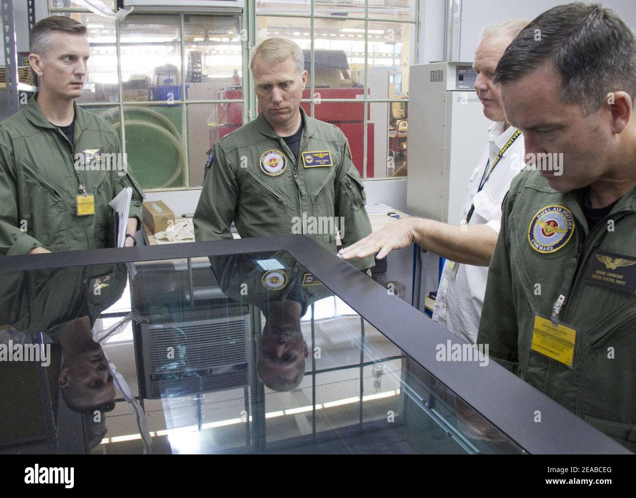 NAWCWD showcases capabilities to new admirals Stock Photo - Alamy