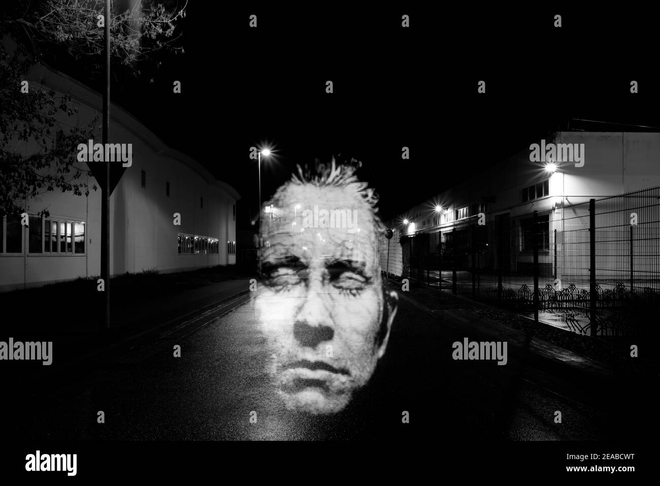 Overlayed face hi-res stock photography and images - Alamy