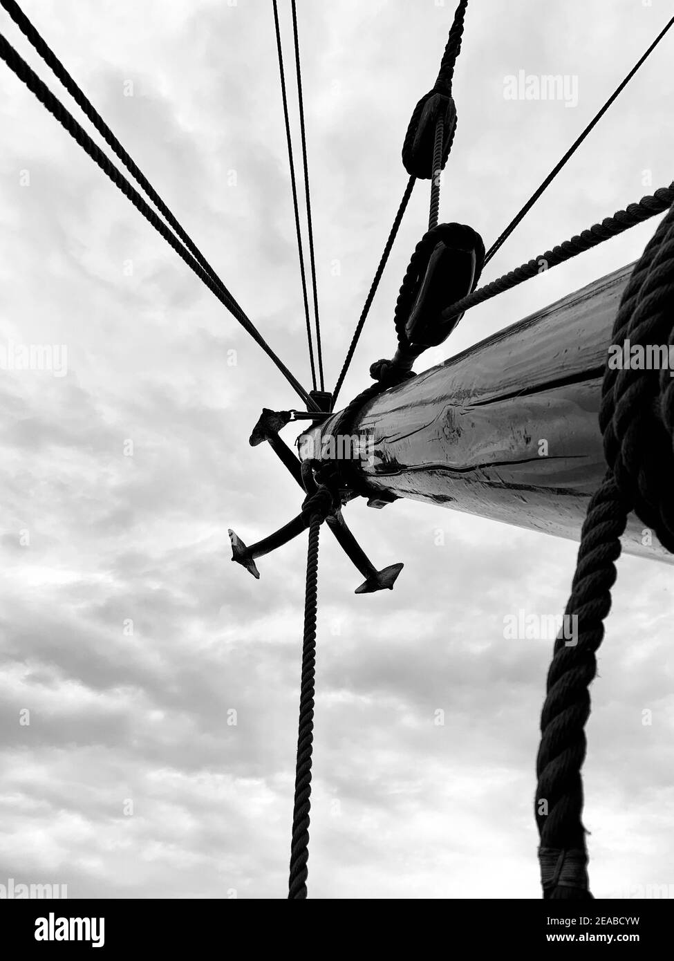 Jib ship Black and White Stock Photos & Images - Alamy