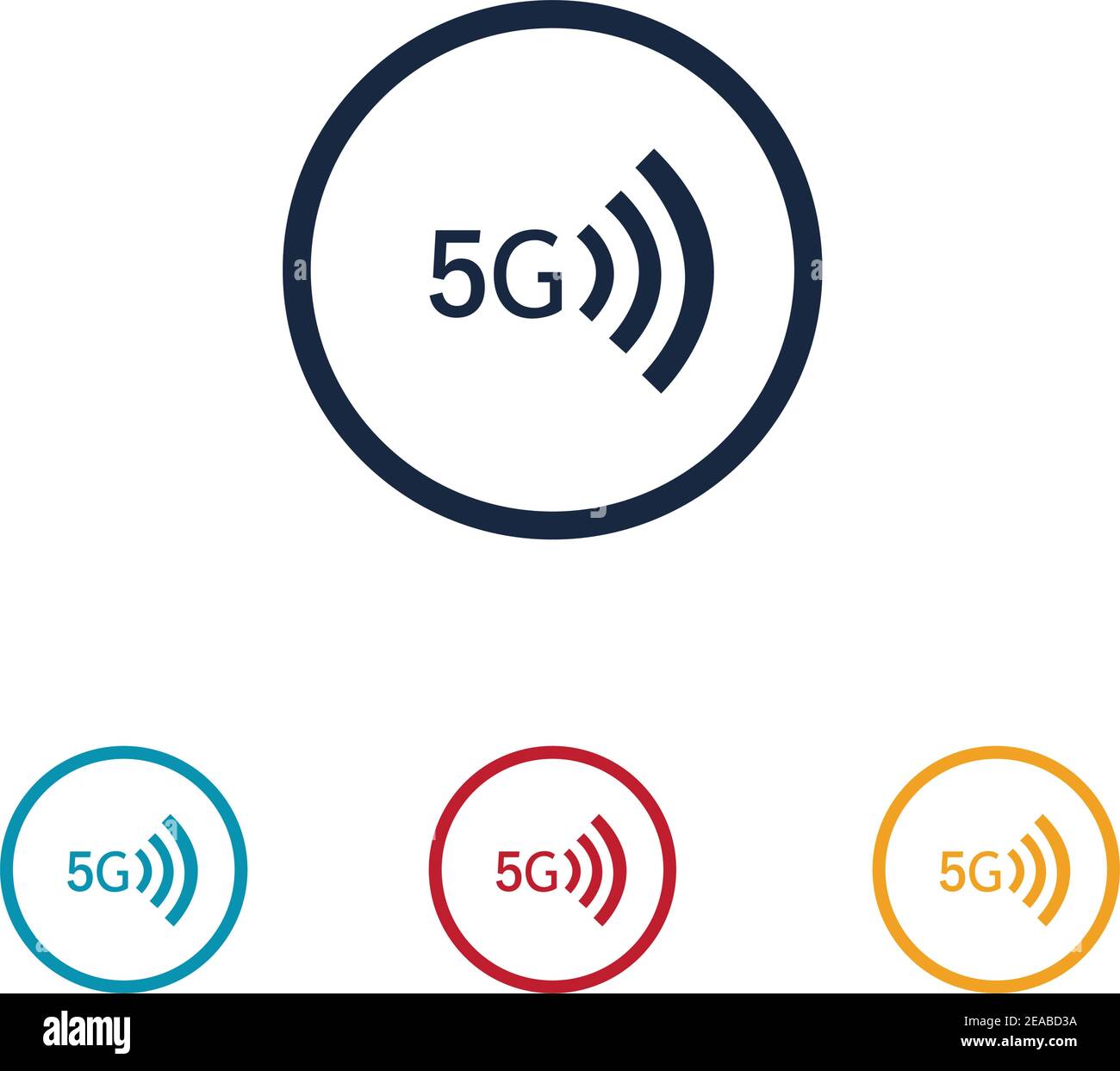5g logo sign vector templateVector technology icon network sign 5G ...