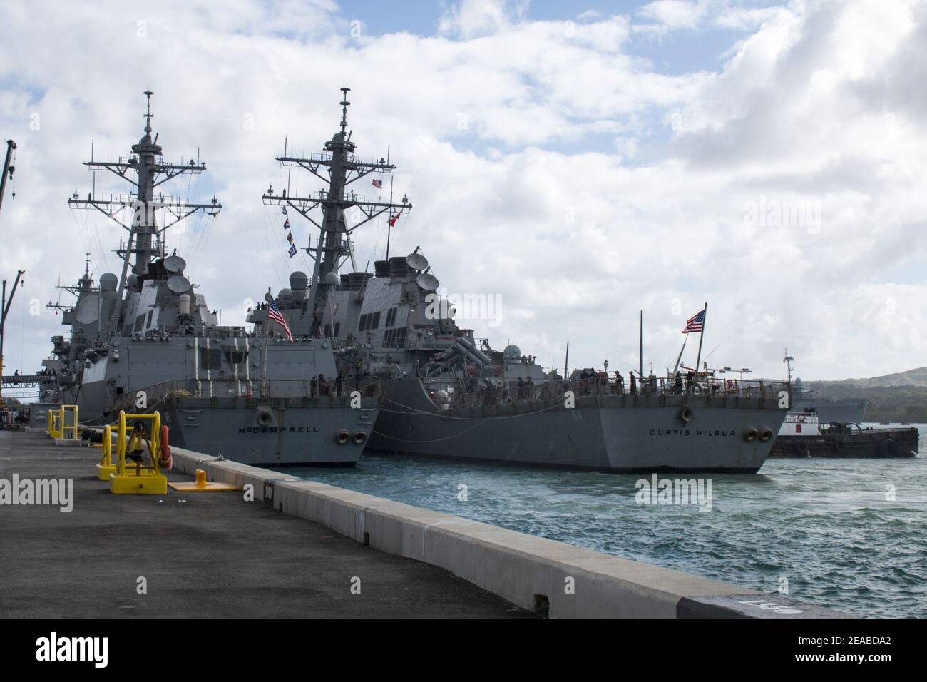 NBG hosts US-JN ships for Multi-Sail 2016 160304 Stock Photo - Alamy