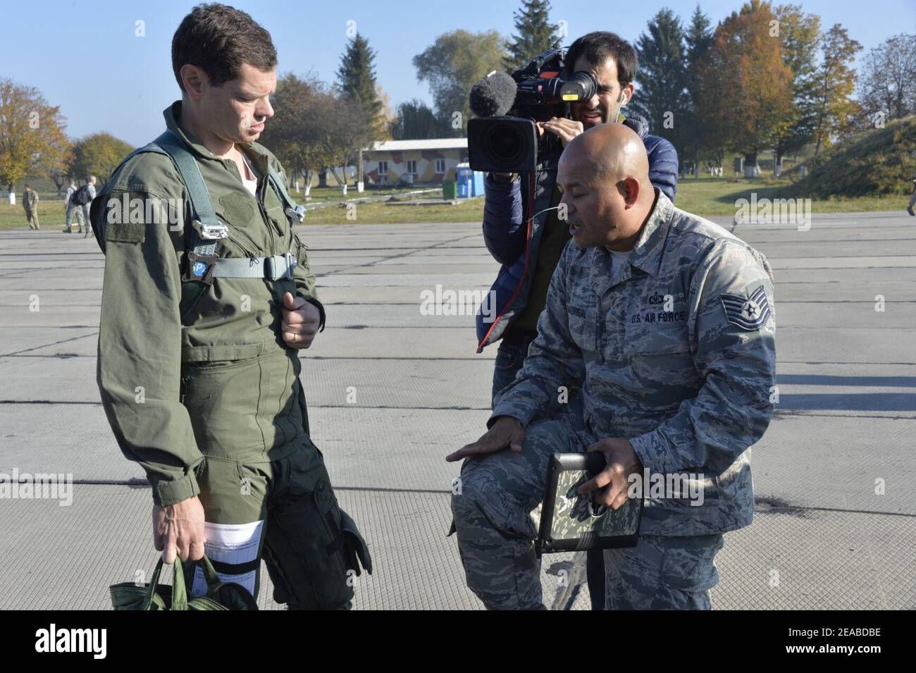 NBC correspondent Hans Nichols and Sgt Ruben Madrigal at ...