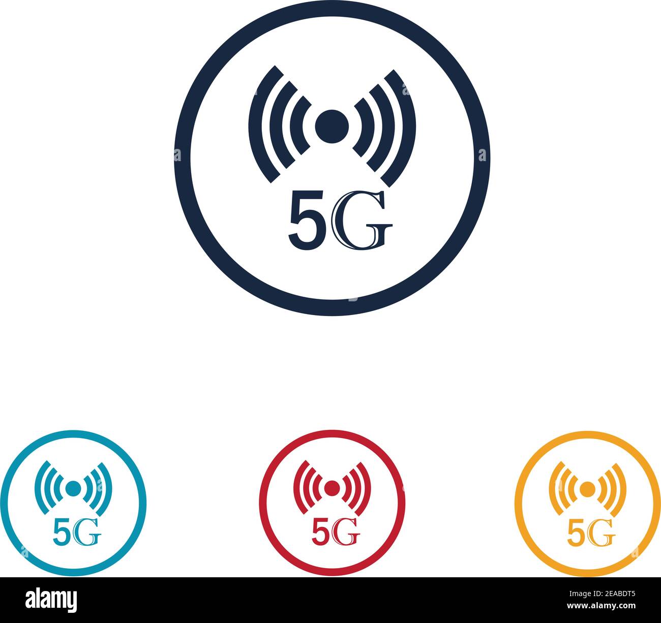 5g logo sign vector templateVector technology icon network sign 5G ...