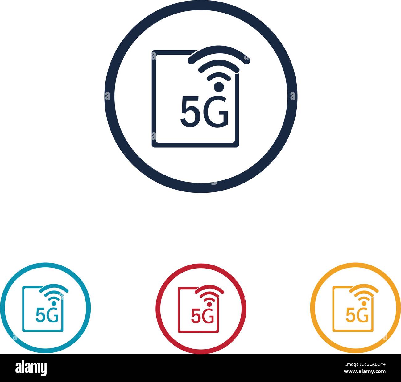 5g logo sign vector templateVector technology icon network sign 5G ...