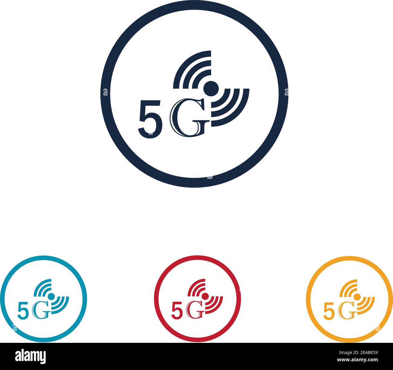 5g logo sign vector templateVector technology icon network sign 5G ...