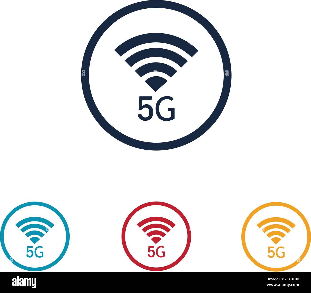 5g logo sign vector templateVector technology icon network sign 5G ...