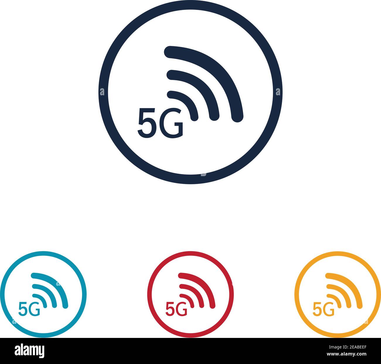5g logo sign vector templateVector technology icon network sign 5G ...