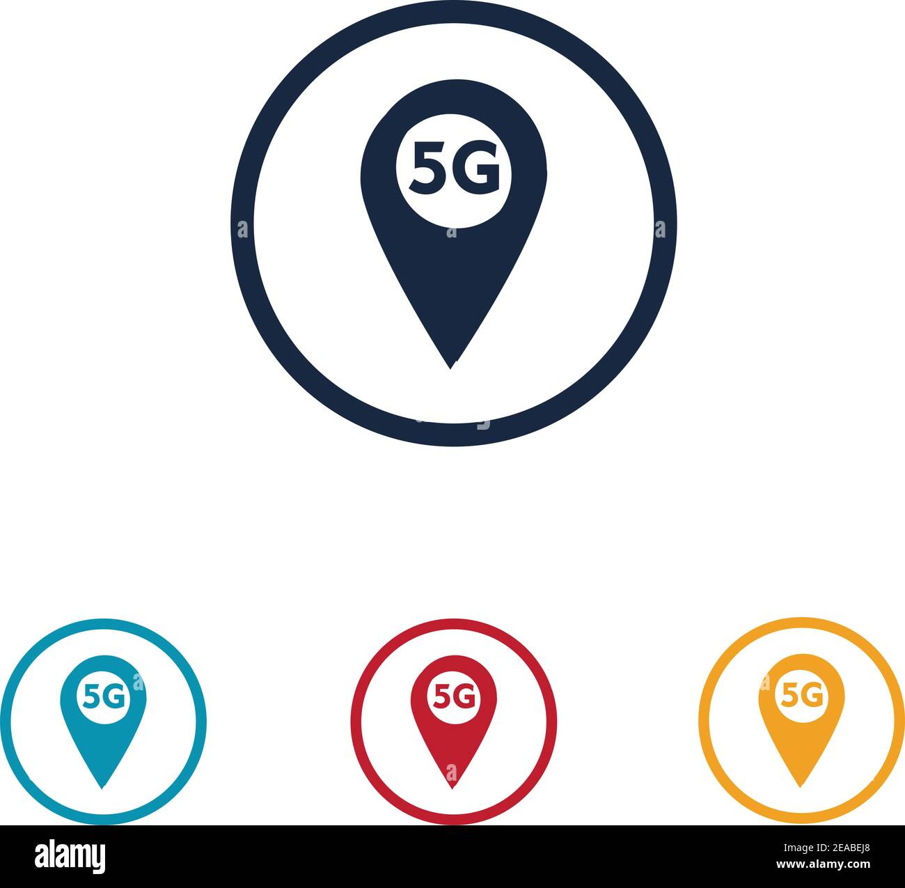 5g logo sign vector templateVector technology icon network sign 5G ...