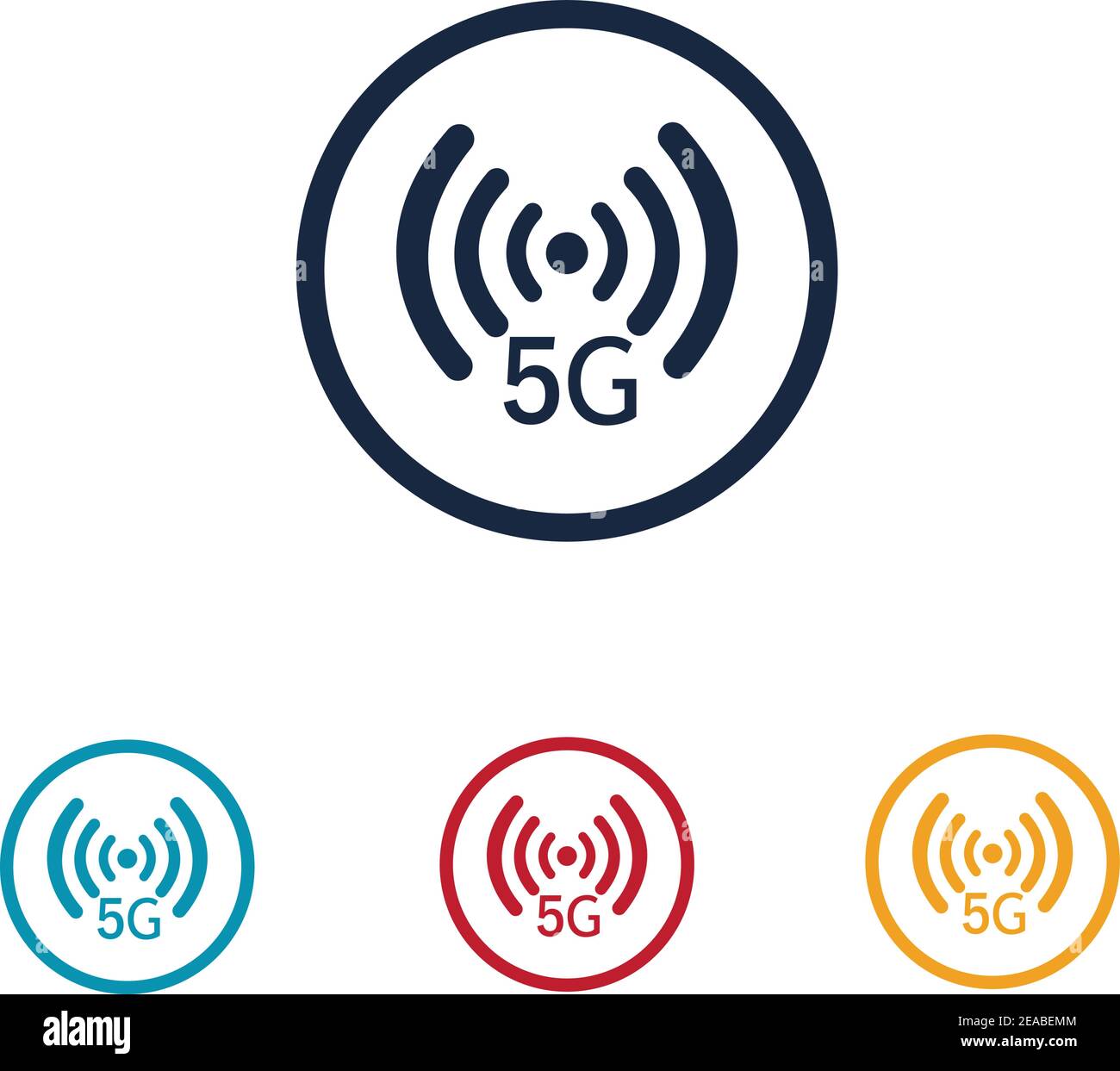 5g logo sign vector templateVector technology icon network sign 5G ...