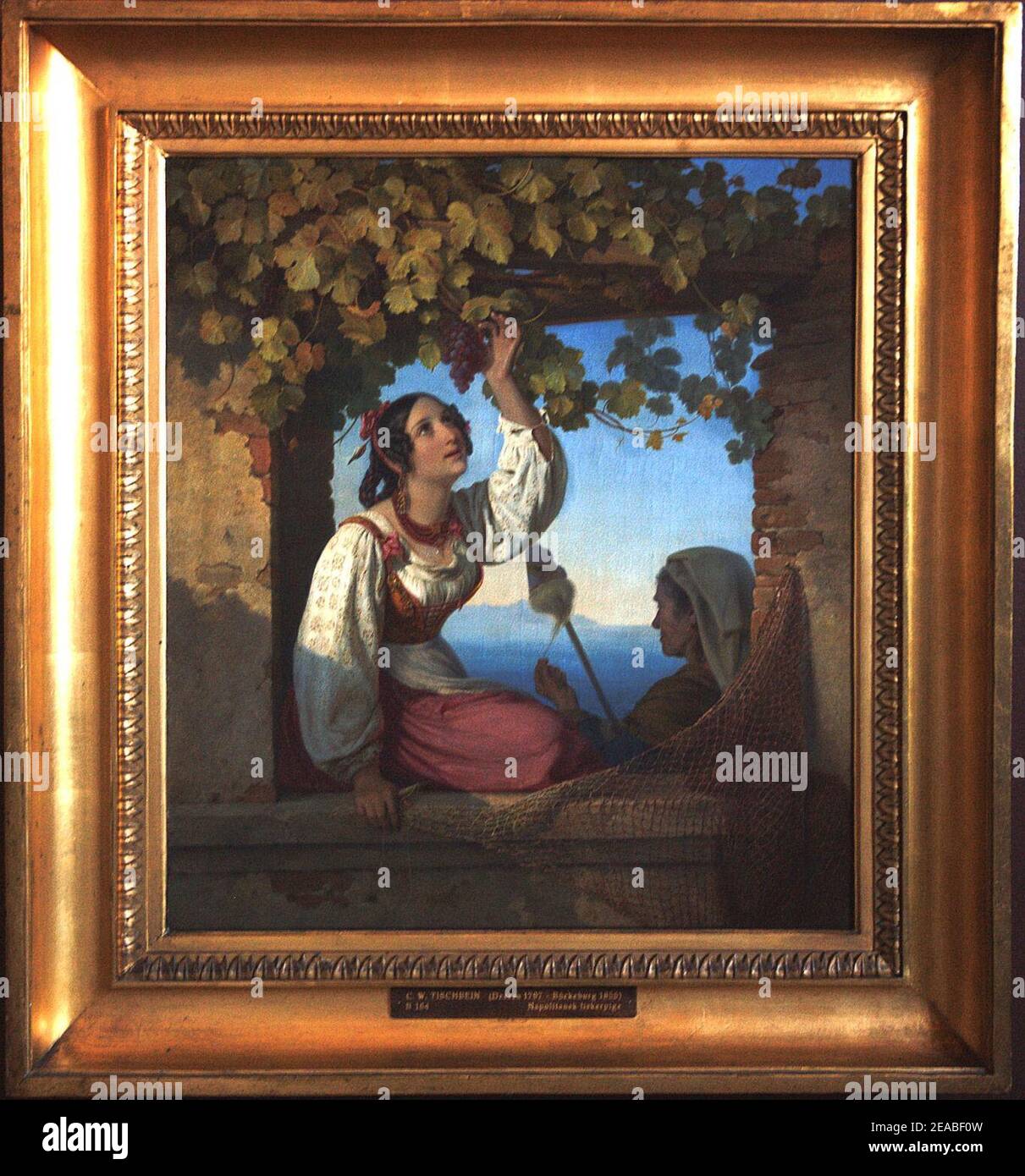 Neapolitan fisher girl (1816-1818) J. H. W. Tischbein Stock Photo - Alamy