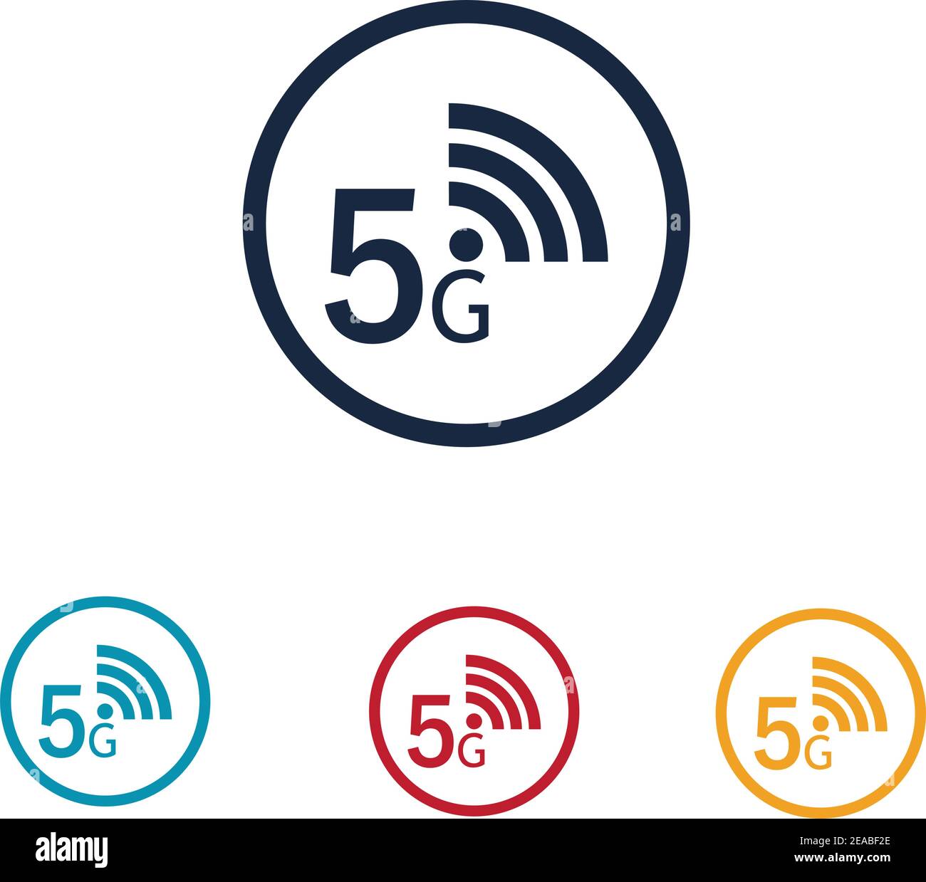 5g logo sign vector templateVector technology icon network sign 5G ...