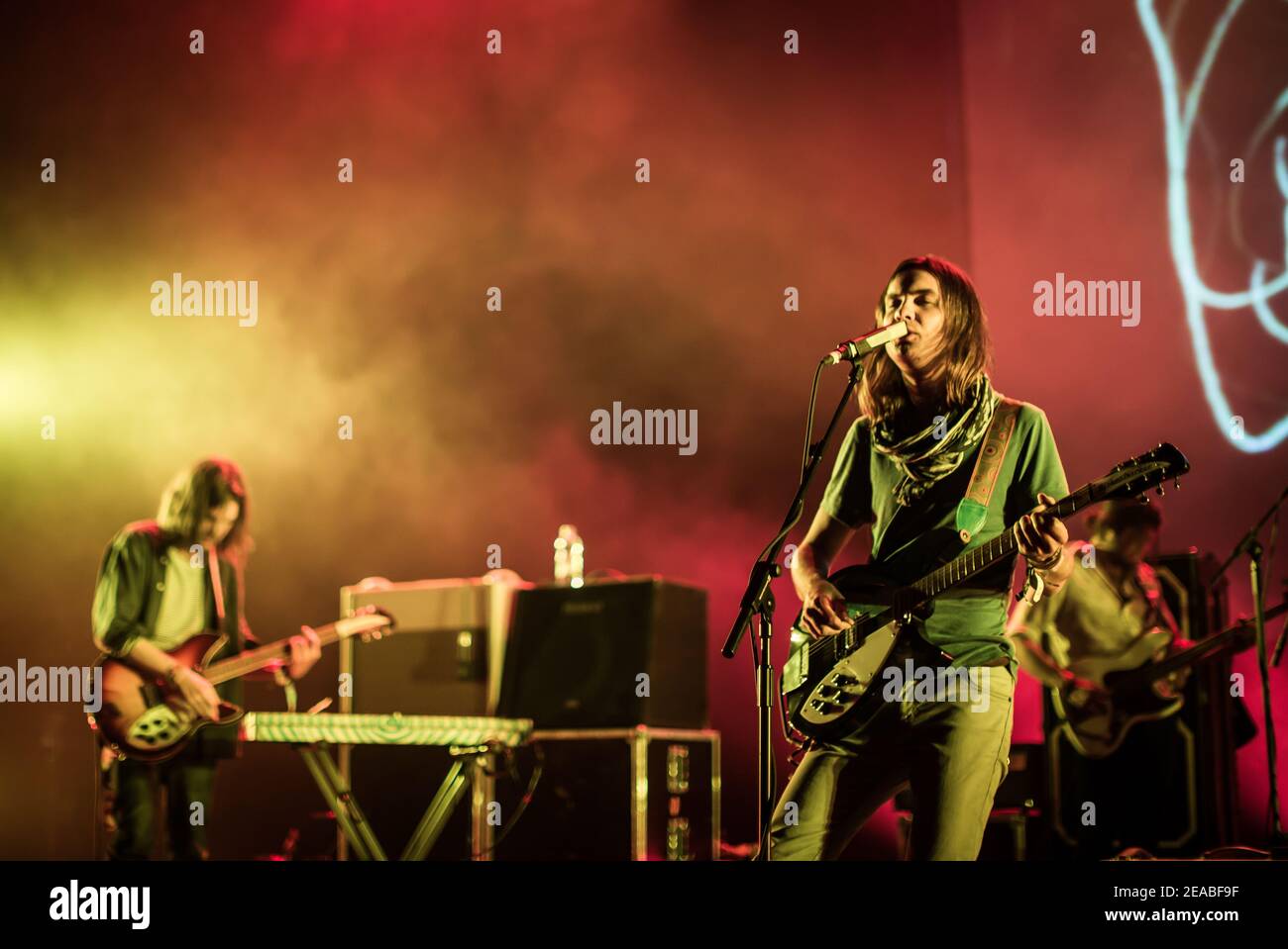 Australian psych band Tame Impala live on stage at the Hammersmith ...