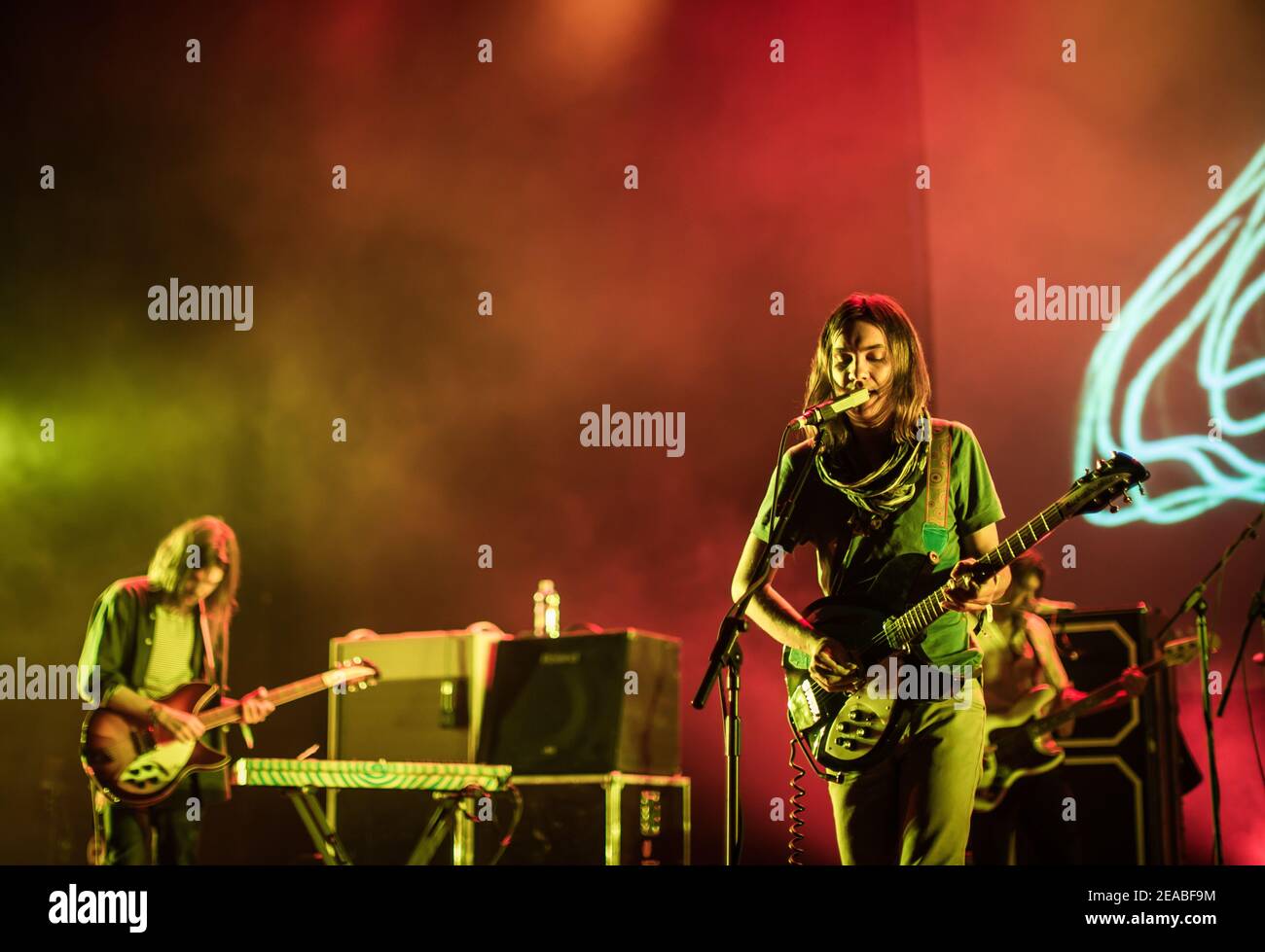 Australian psych band Tame Impala live on stage at the Hammersmith ...