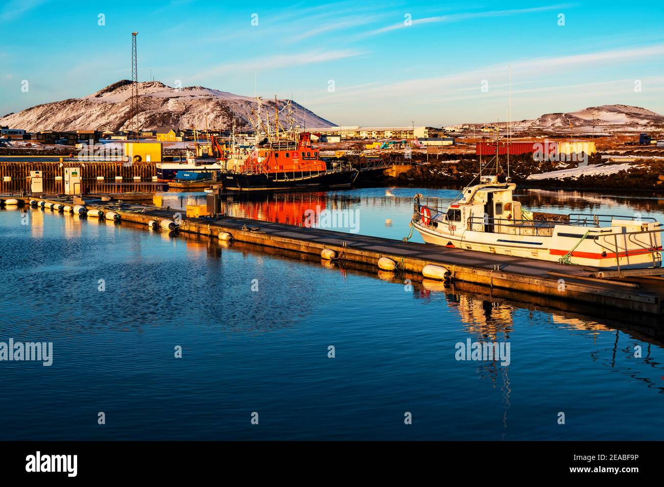 Harbor in grindavik hi-res stock photography and images - Alamy