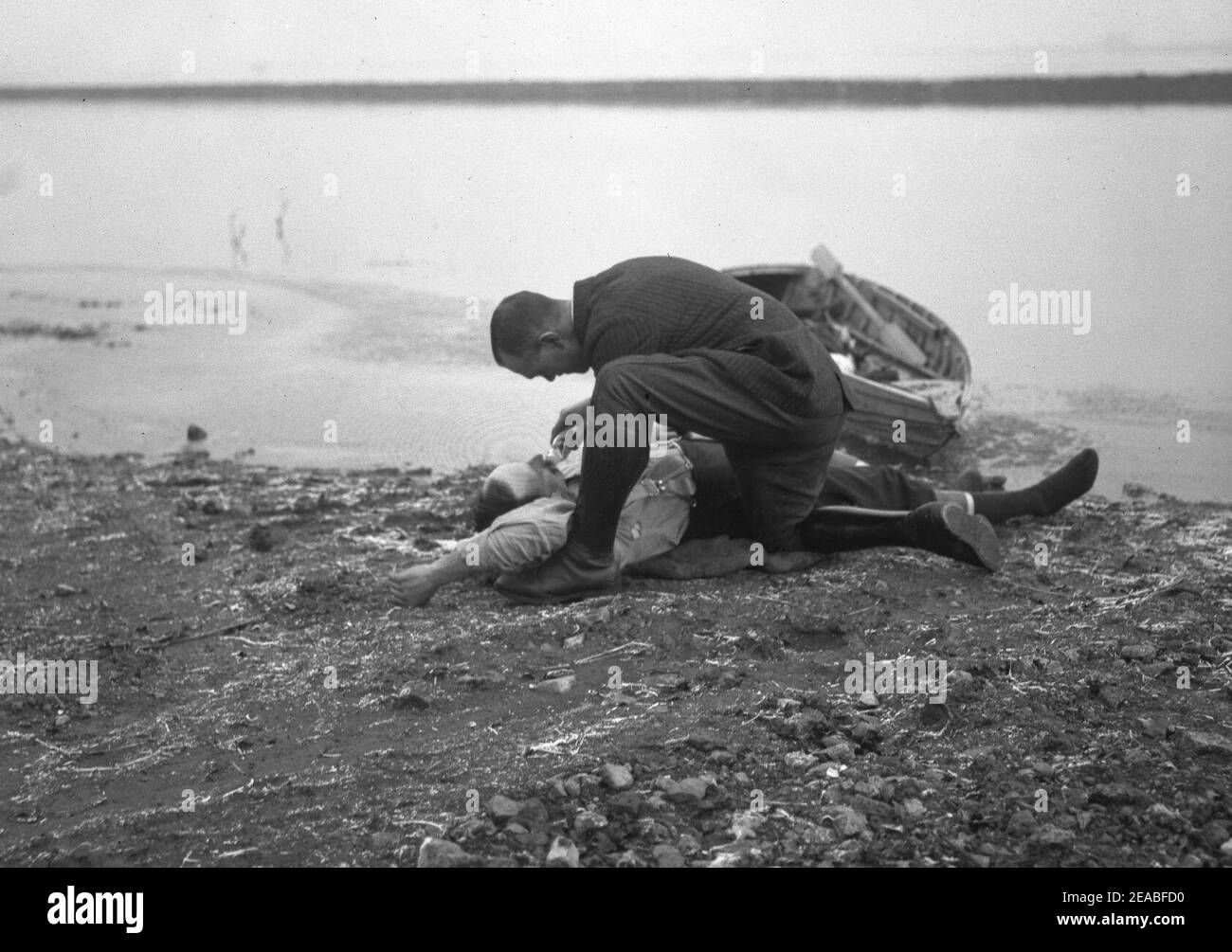 Nearly drowned YORYM-S380 Stock Photo - Alamy