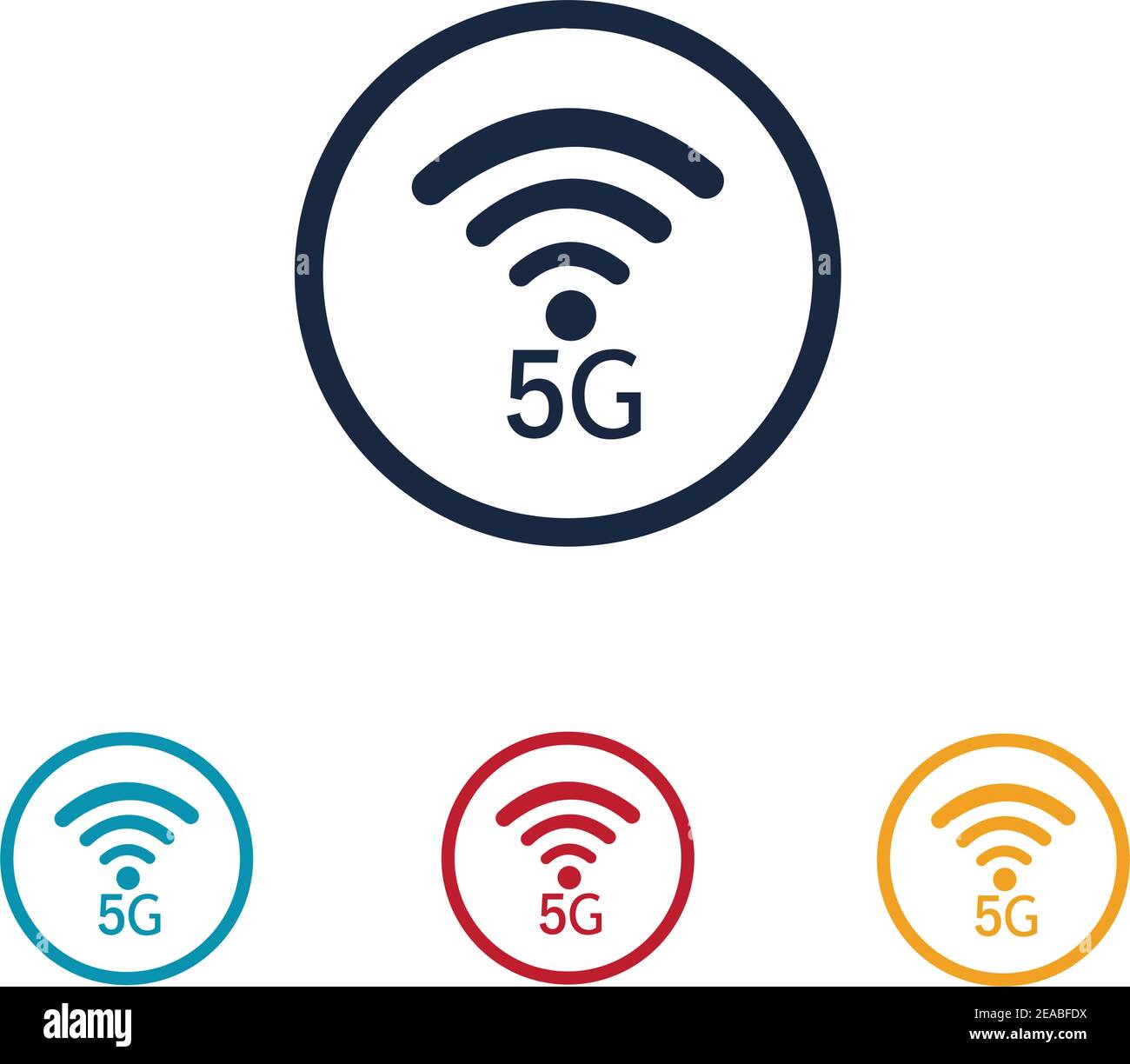 5g logo sign vector templateVector technology icon network sign 5G ...