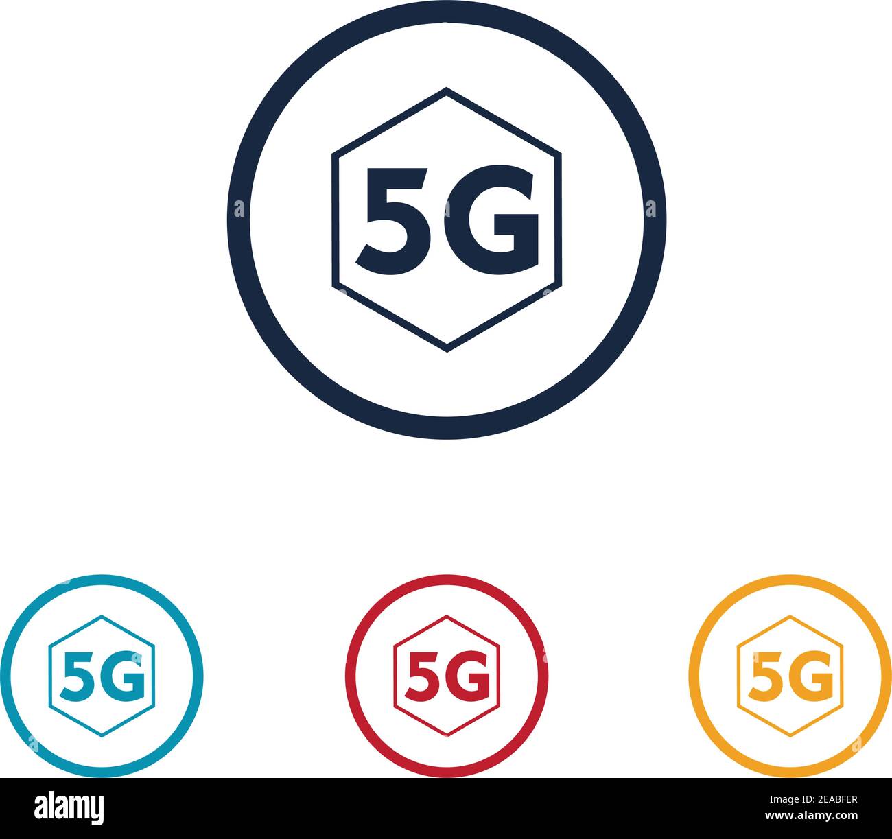 5g logo sign vector templateVector technology icon network sign 5G ...