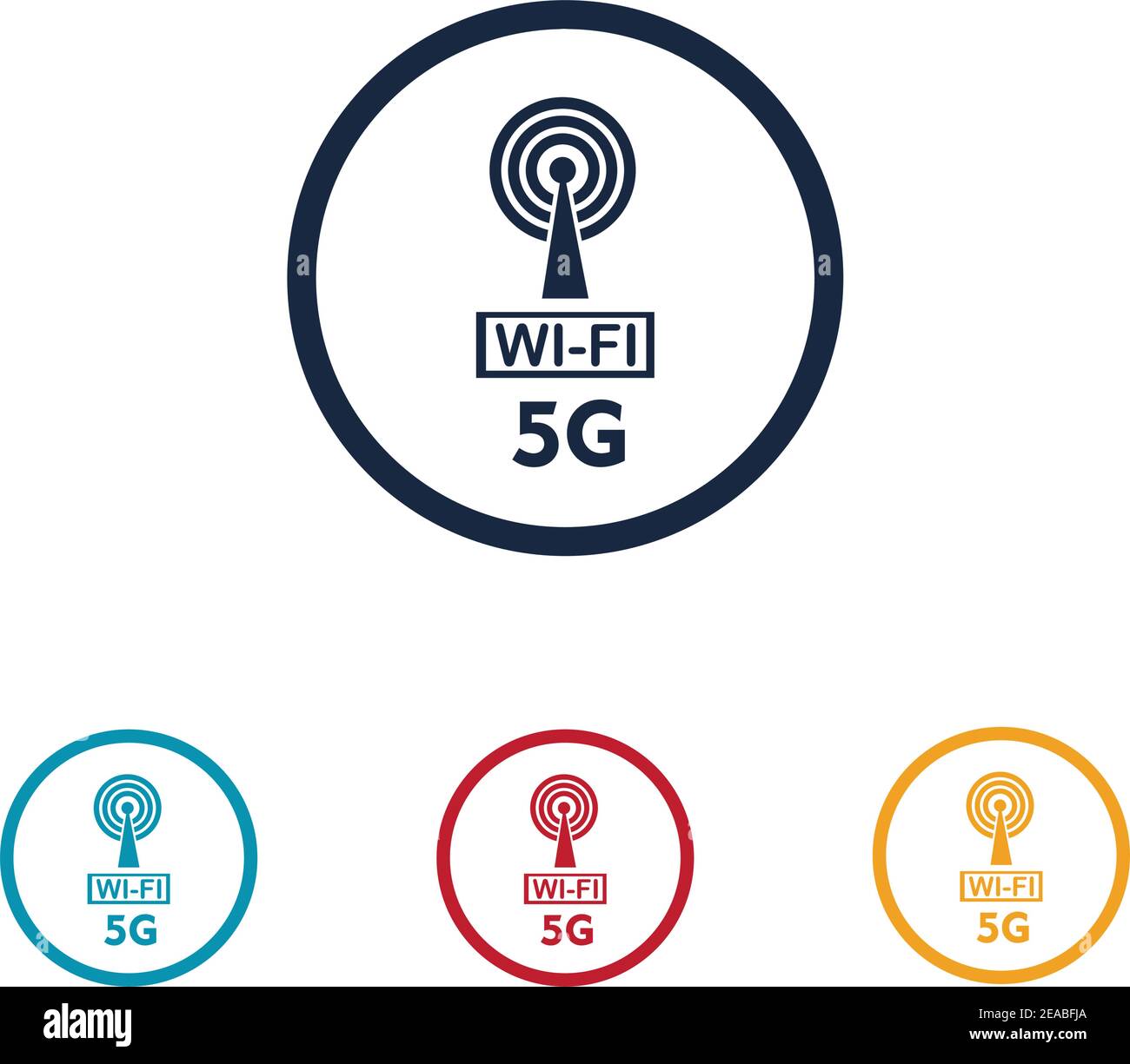 5g logo sign vector templateVector technology icon network sign 5G ...