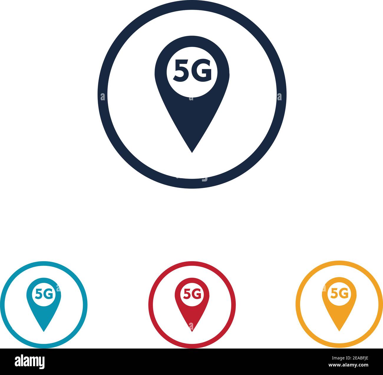 5g logo sign vector templateVector technology icon network sign 5G ...