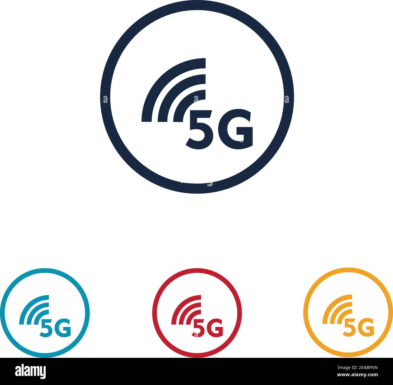 5g logo sign vector templateVector technology icon network sign 5G ...