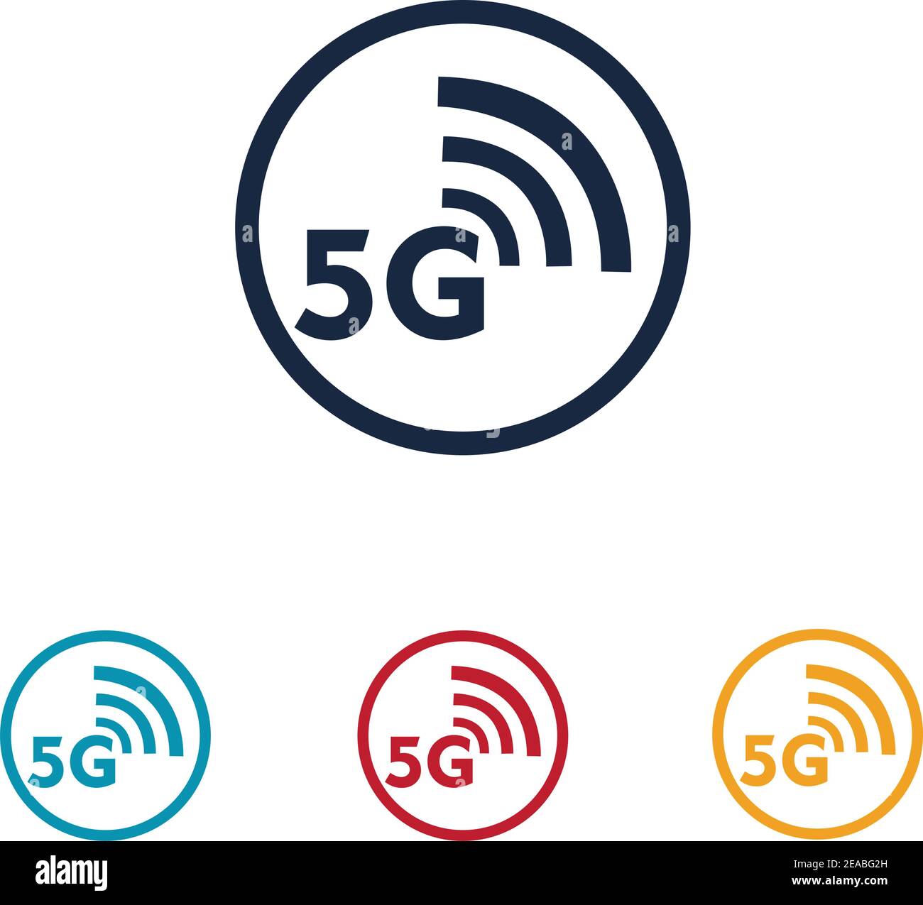 5g logo sign vector templateVector technology icon network sign 5G ...
