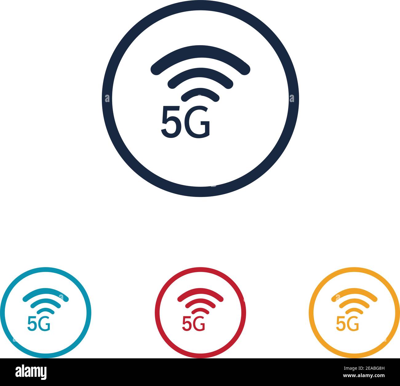 5g logo sign vector templateVector technology icon network sign 5G ...