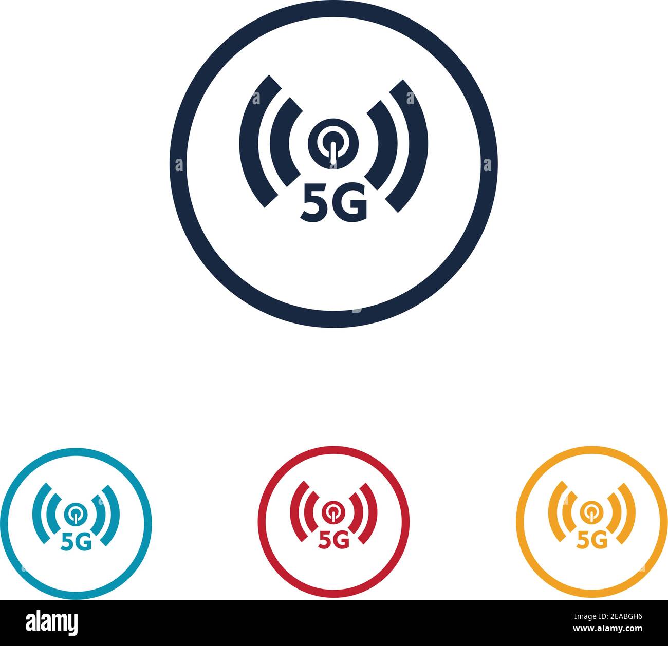 5g logo sign vector templateVector technology icon network sign 5G ...
