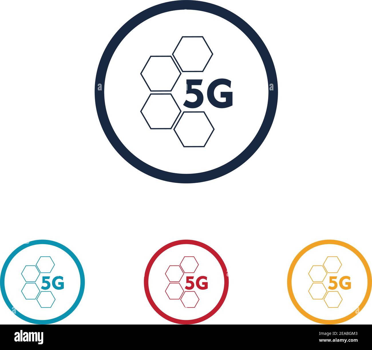 5g logo sign vector templateVector technology icon network sign 5G ...