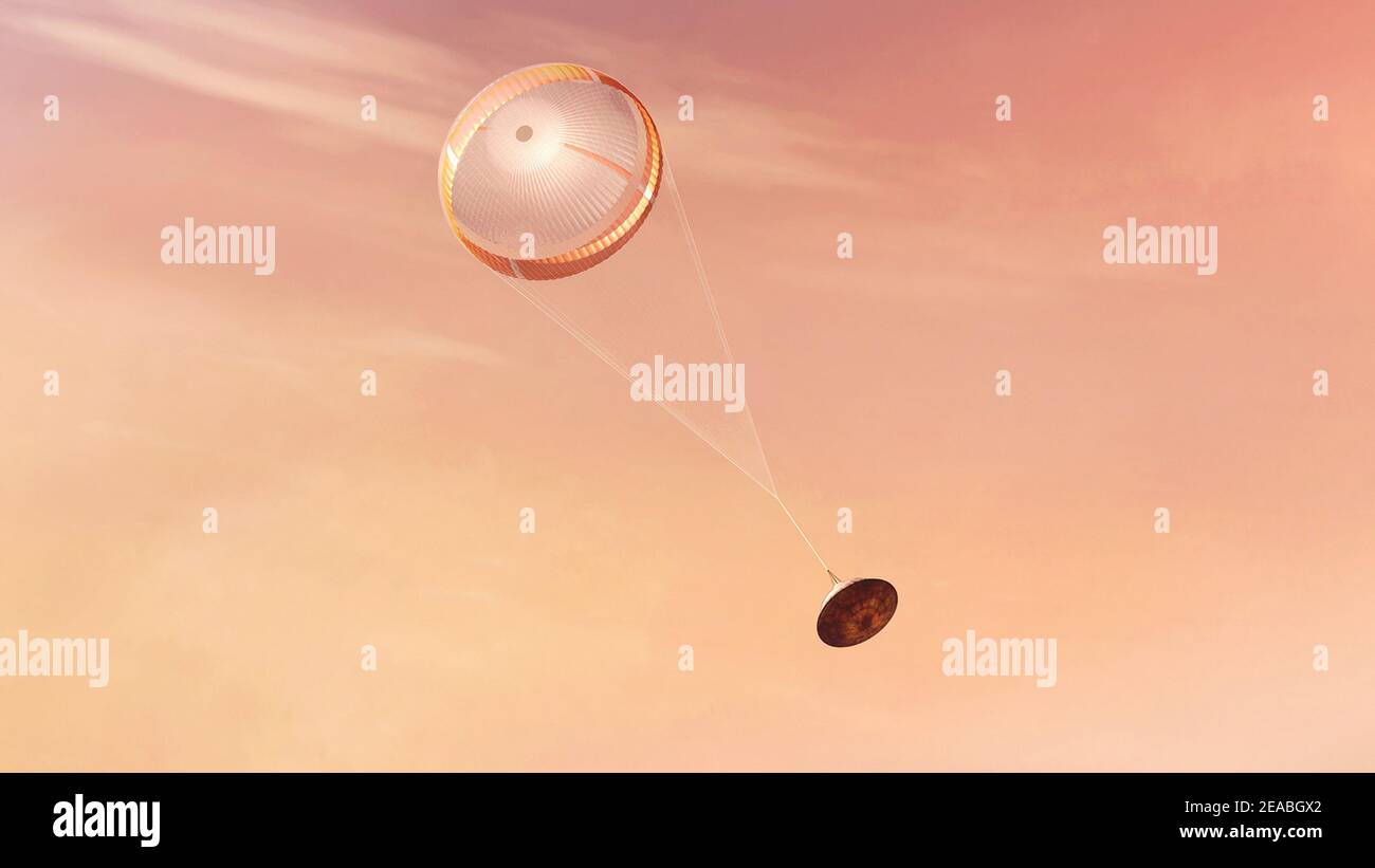 Mars perseverance parachute hi-res stock photography and images - Alamy
