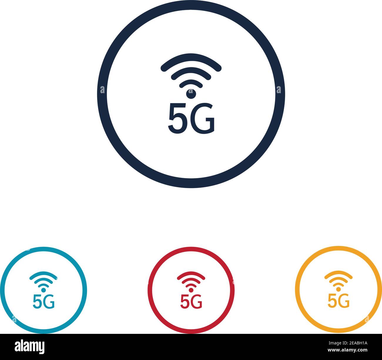 5g logo sign vector templateVector technology icon network sign 5G ...