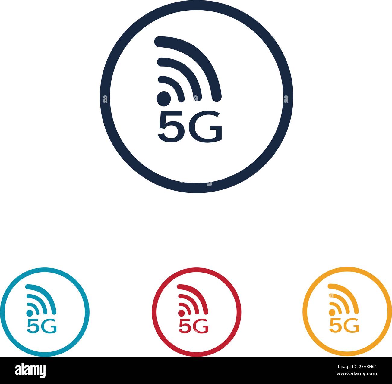 5g logo sign vector templateVector technology icon network sign 5G ...