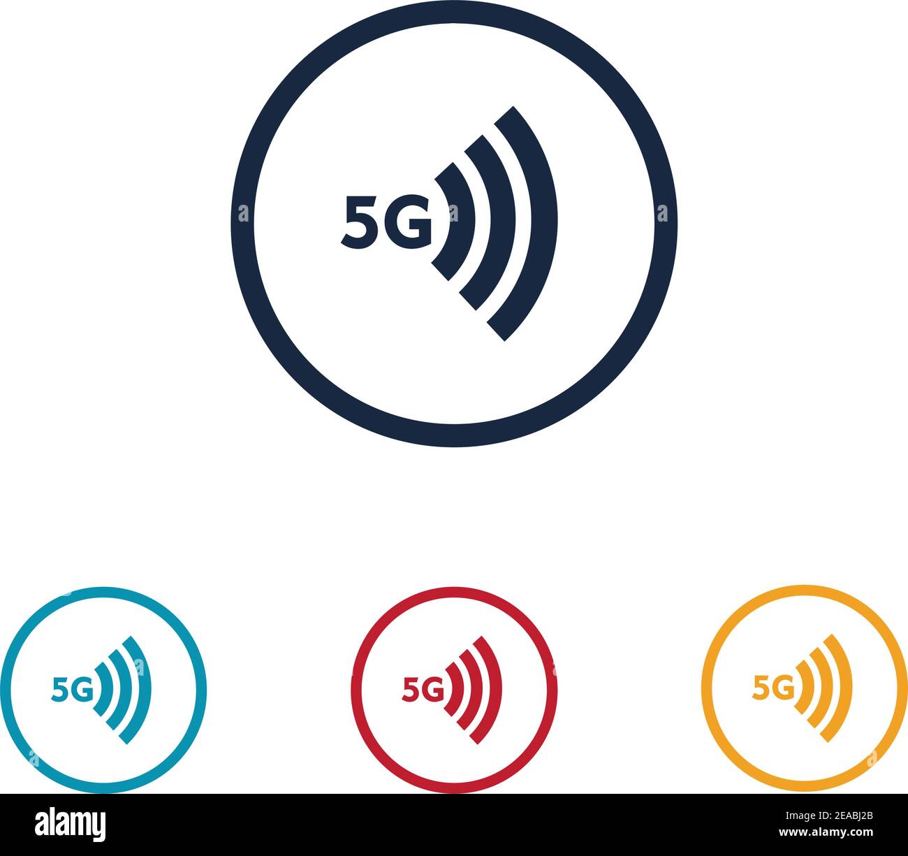 5g logo sign vector templateVector technology icon network sign 5G ...