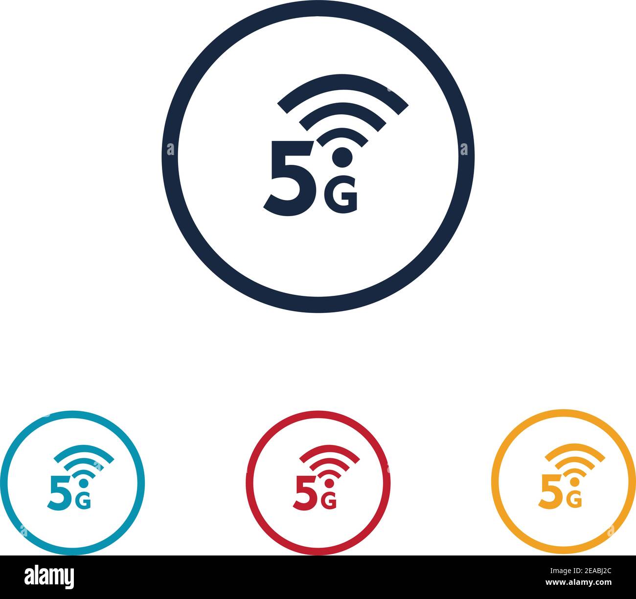 5g logo sign vector templateVector technology icon network sign 5G ...