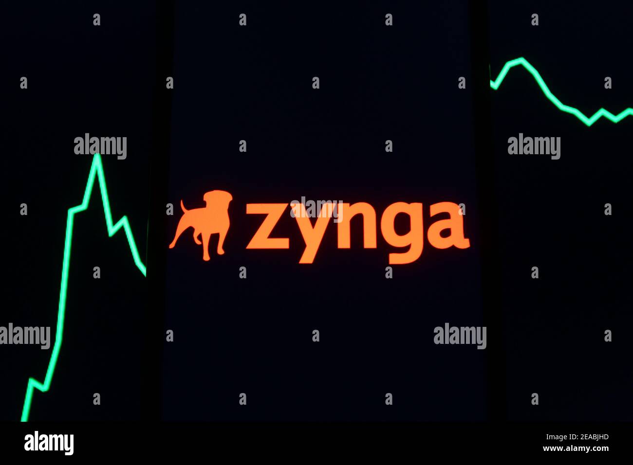In this photo illustration a Zynga logo, the U.S. social game developer ... In this photo illustration a Zynga logo, the U.S. social game developer ...
