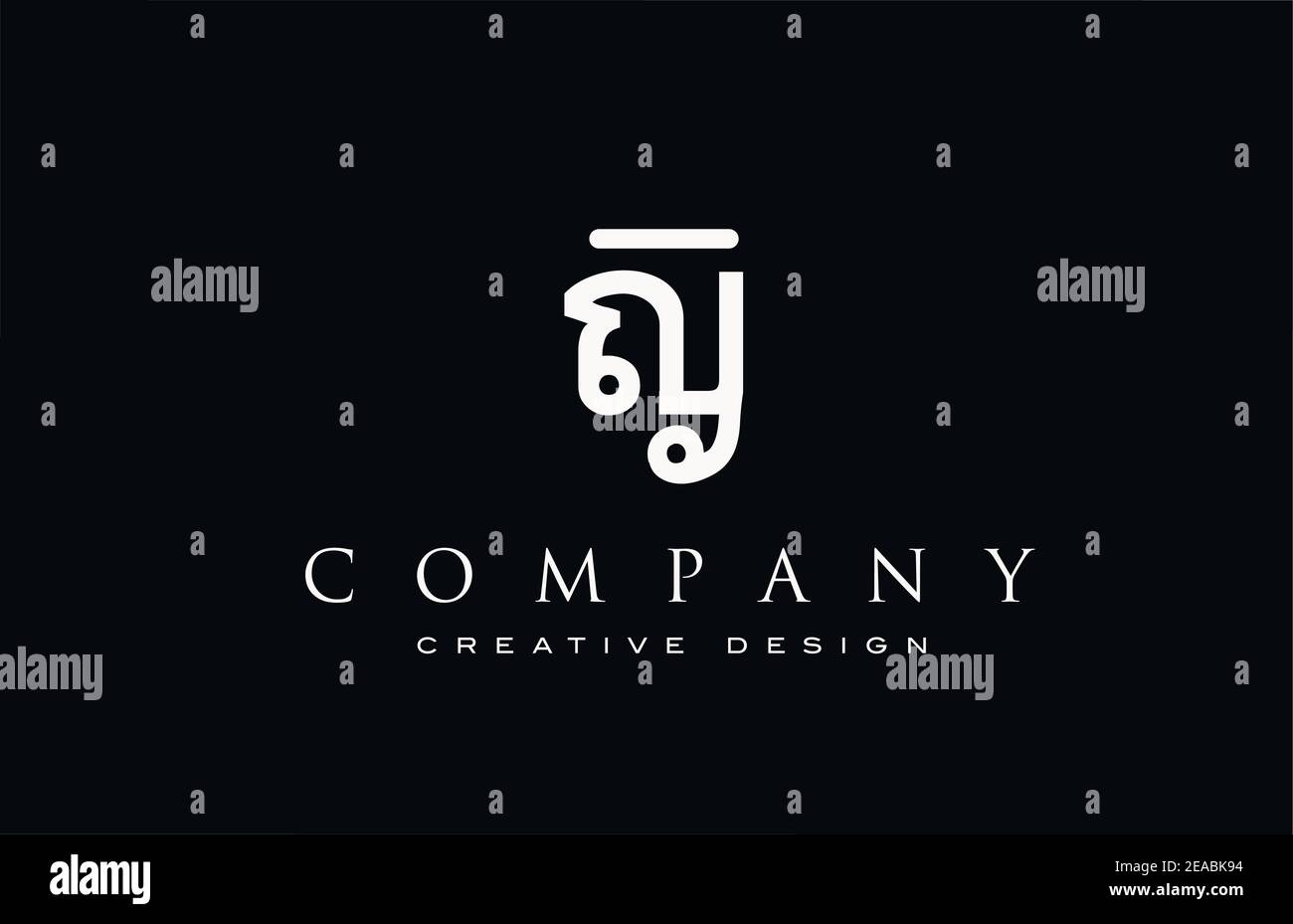 Y alphabet letter logo icon. Black and white Design for lettering and ...