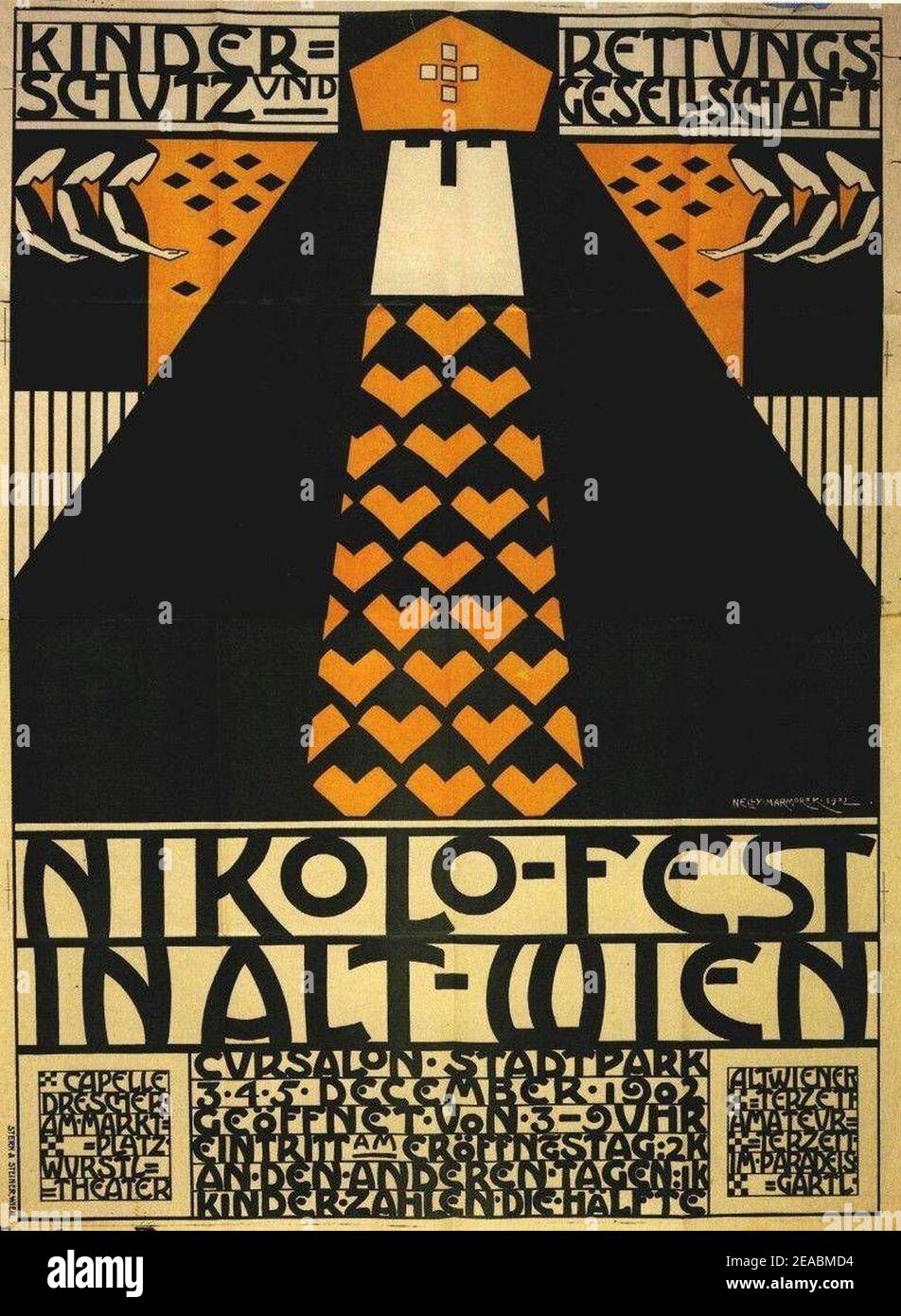 Nelly Marmorek - Nikolo-Fest 1902 Stock Photo - Alamy