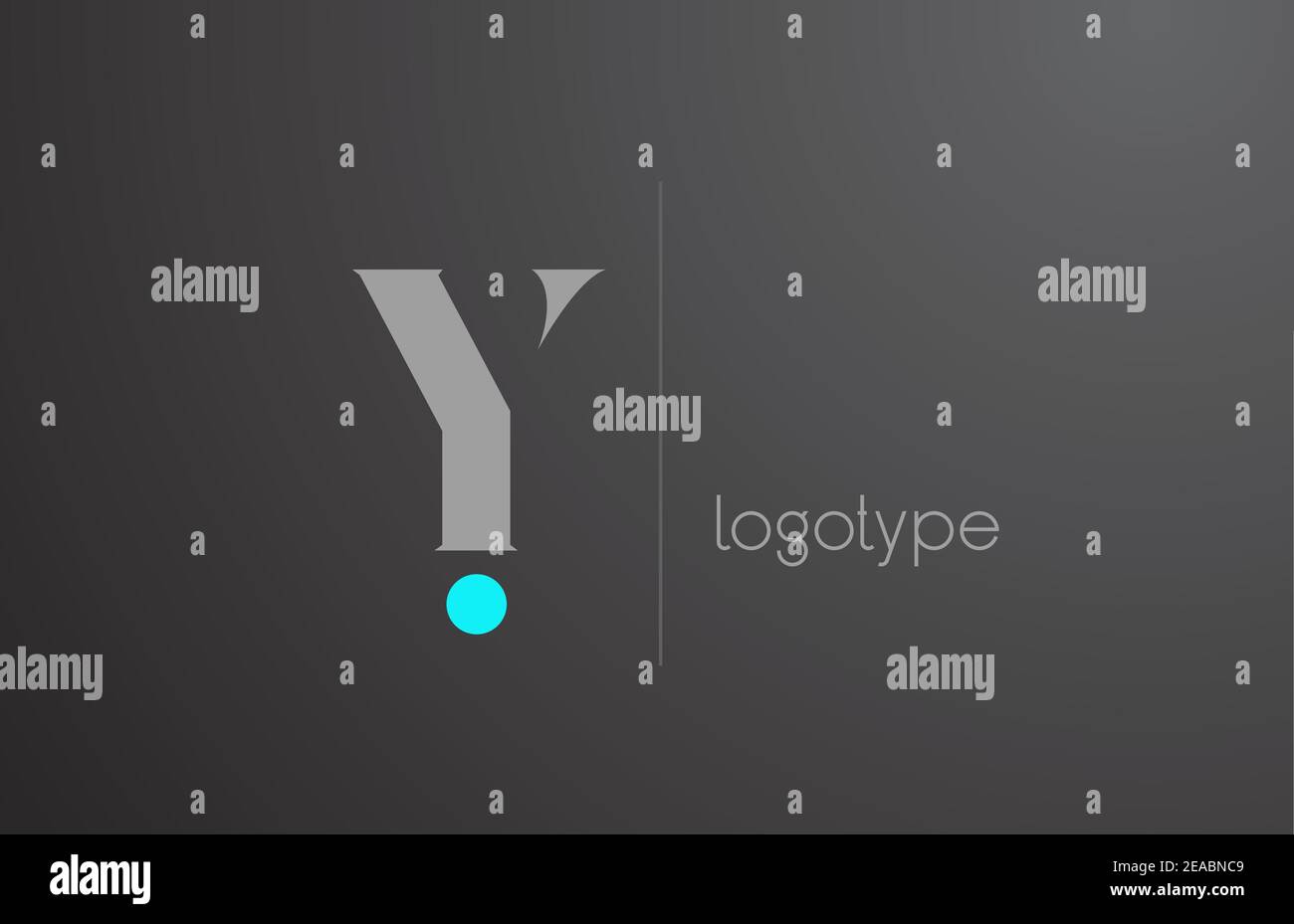 Y grey alphabet letter logo for business. Unique corporate identity and ...