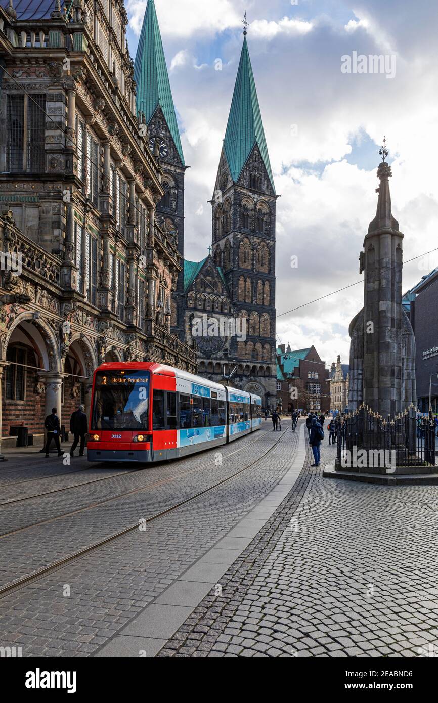 Tram city bremen bremen germany hi-res stock photography and images - Alamy