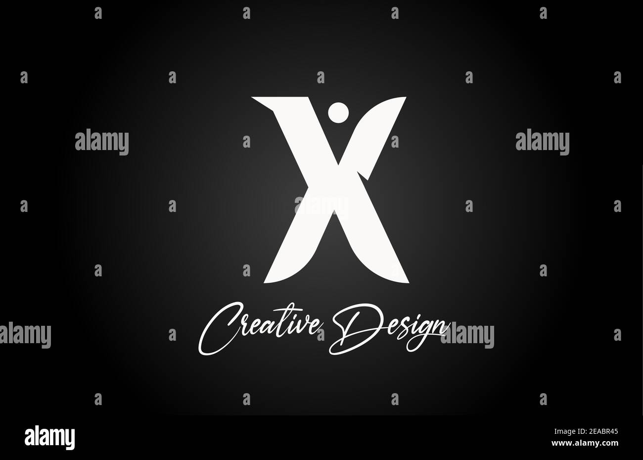 X simple alphabet letter logo icon design. Creative and elegant ...