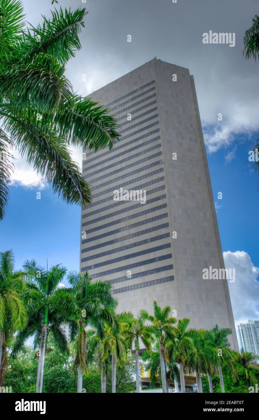The Stephen P. Clark Government Center in downtown Miami, Florida Stock ...
