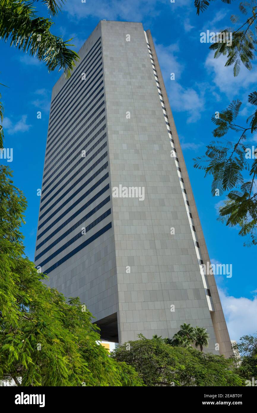 The Stephen P. Clark Government Center in downtown Miami, Florida Stock ...