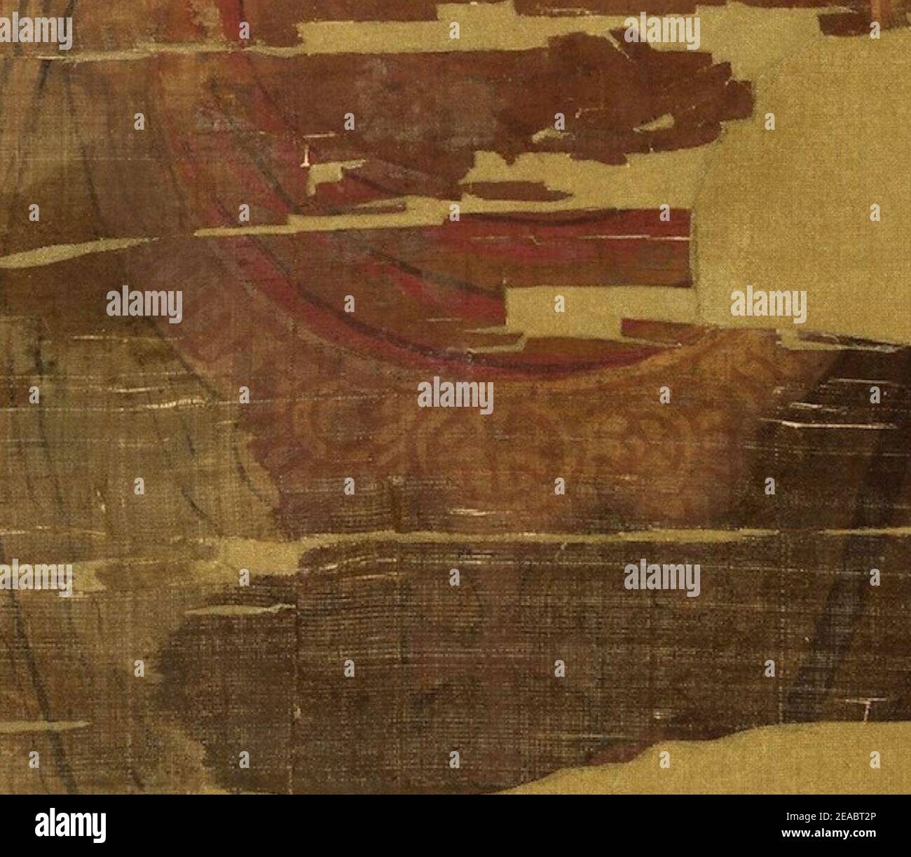 Nestorian painting of Jesus Christ (detail 4 Stock Photo - Alamy