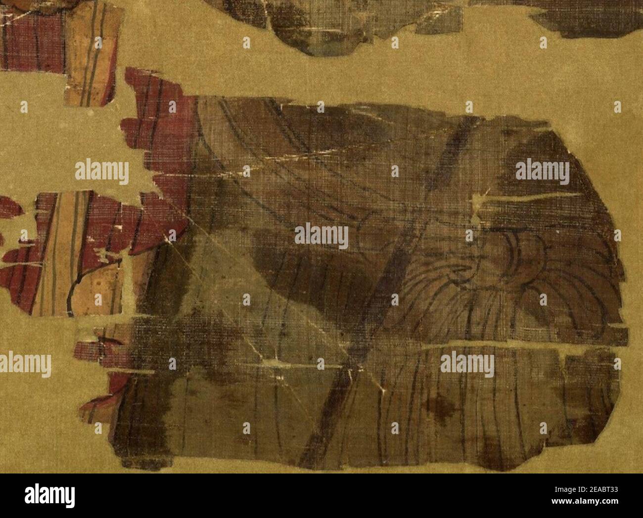 Nestorian painting of Jesus Christ (detail 8 Stock Photo - Alamy