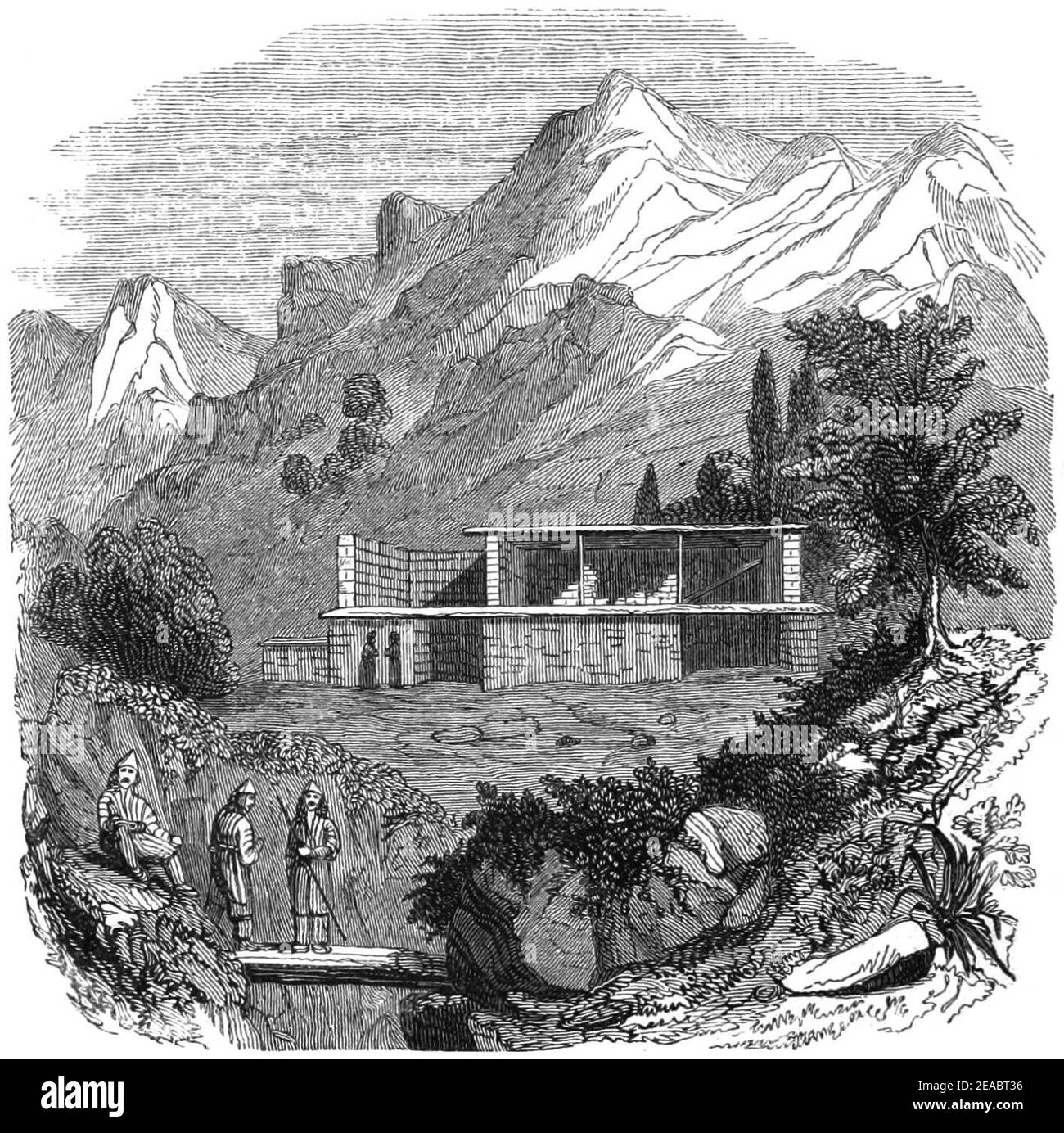 Nestorian House in the Tyari (The Nestorians and their Rituals p216 ...