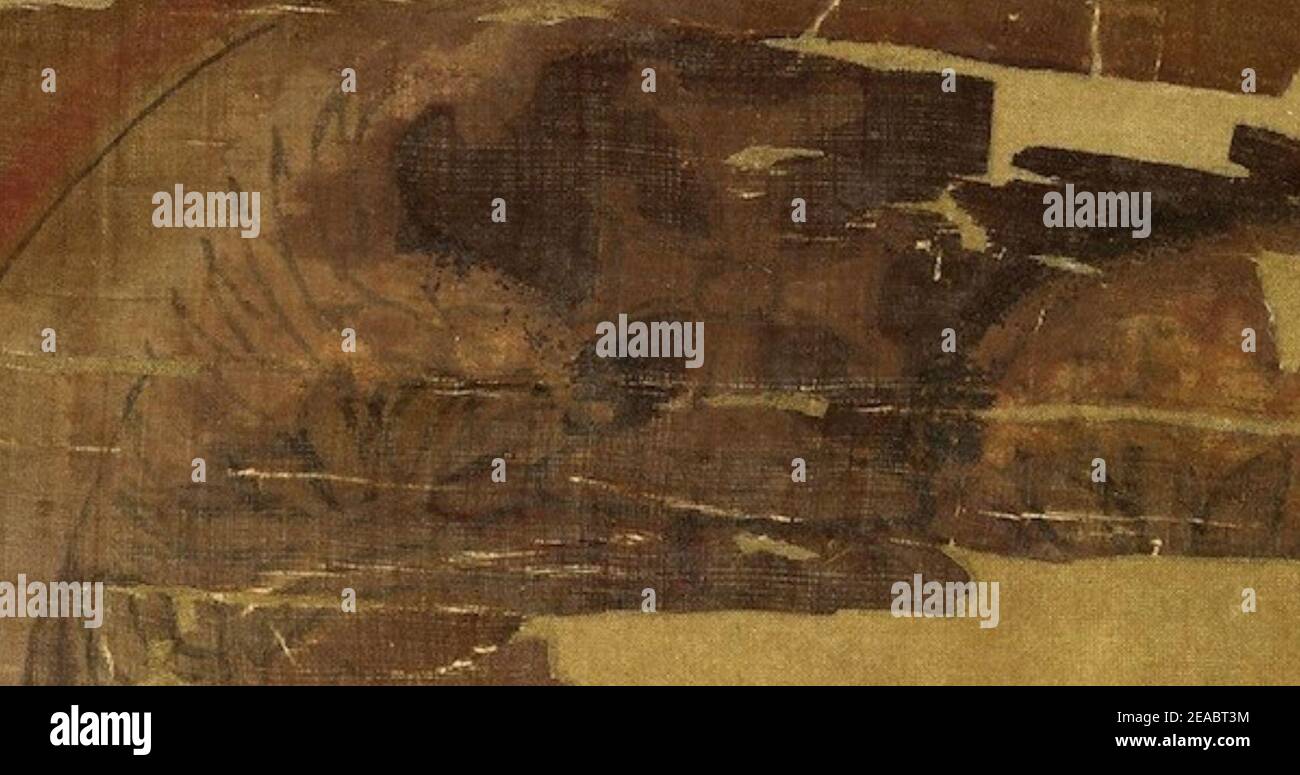 Nestorian painting of Jesus Christ (detail 1 Stock Photo - Alamy