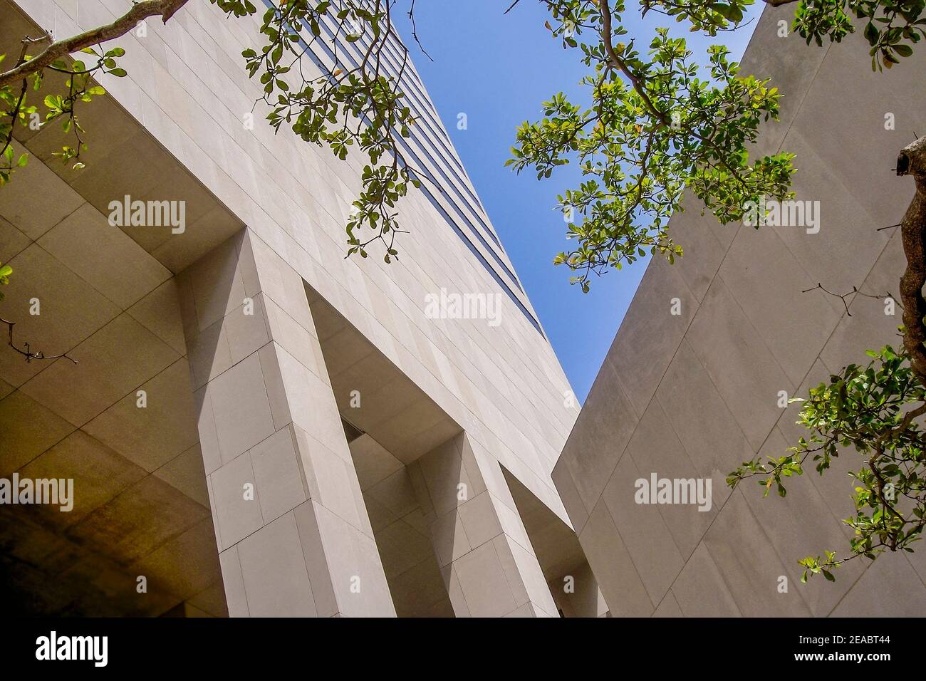 Details of the exterior architecture of The Stephen P. Clark Government ...