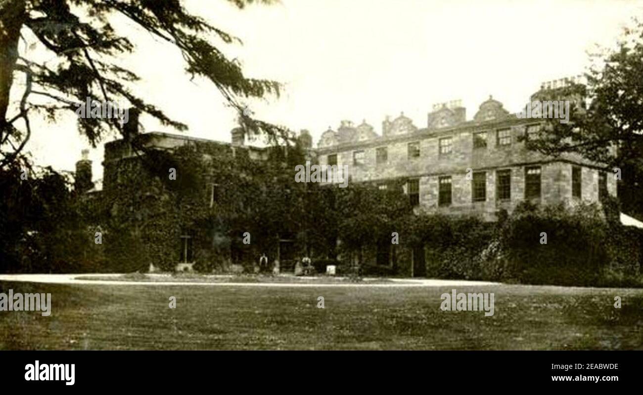 Netherseal Hall 1900s Stock Photo - Alamy